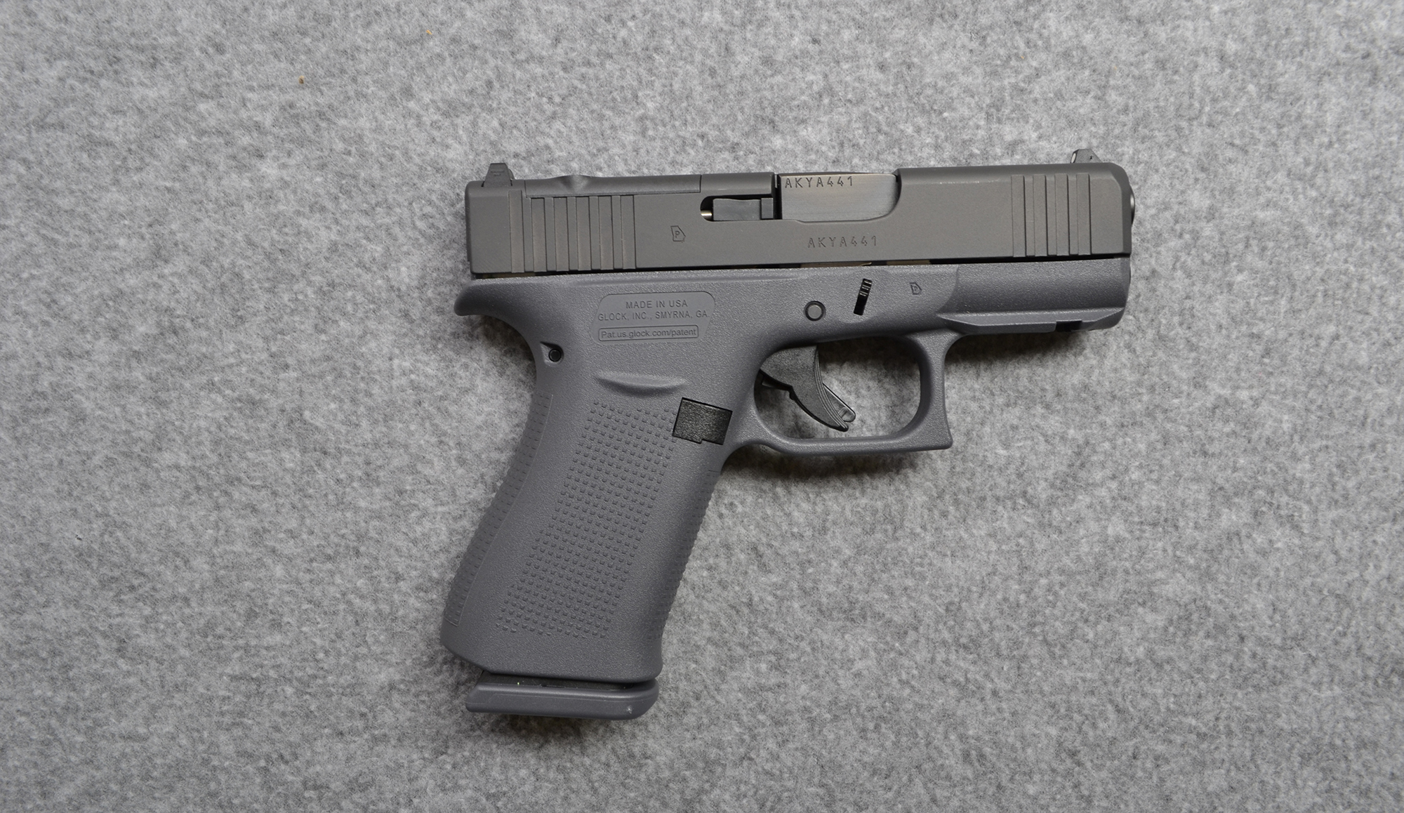 Glock~43X MOS Gray~9MM | Mack's Prairie Wings